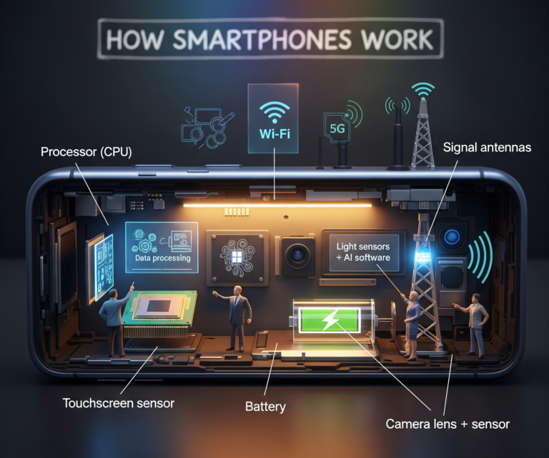 HOW SMART PHONES WORK | Touch Heights